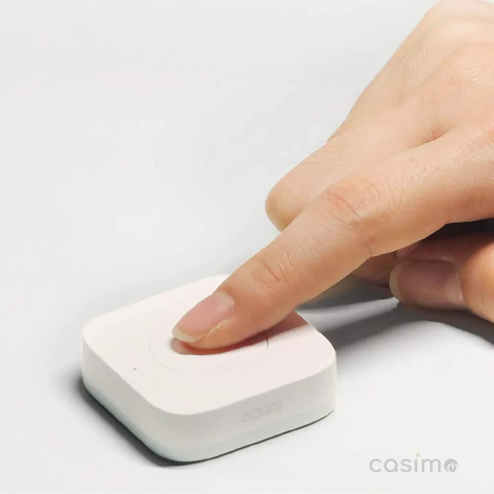 Smart безжичен мини бутон Aqara Wireless Mini Switch - Casimo | Your Smart Home. Your Rules.