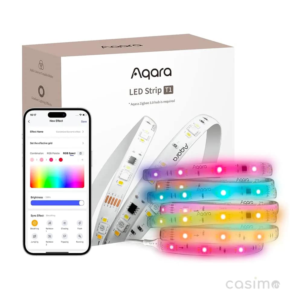 Smart LED лента Aqara T1 EU: стартов пакет - 2 метра - Casimo | Your Smart Home. Your Rules.